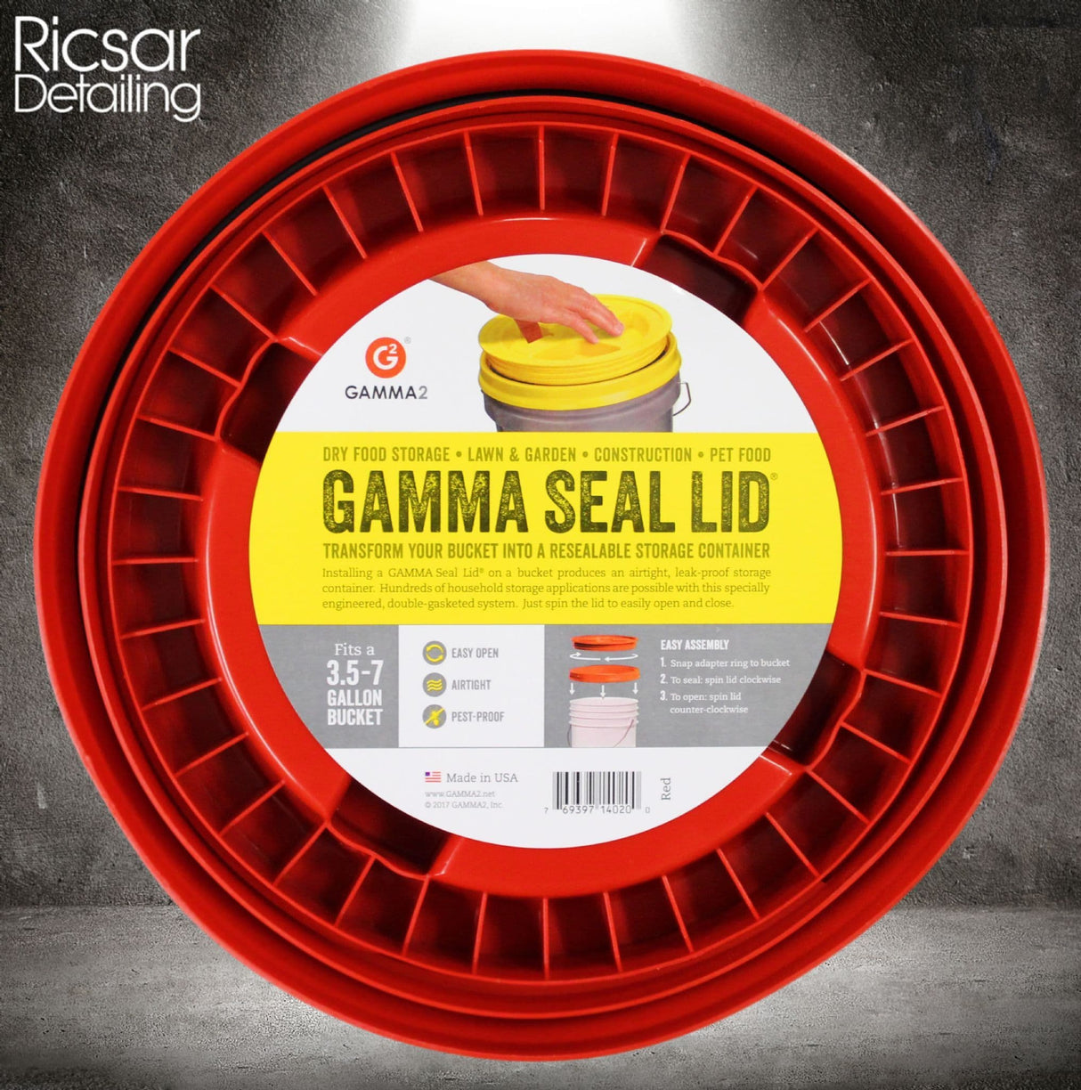 Gamma Seal Bucket Lid (Choose Colour)
