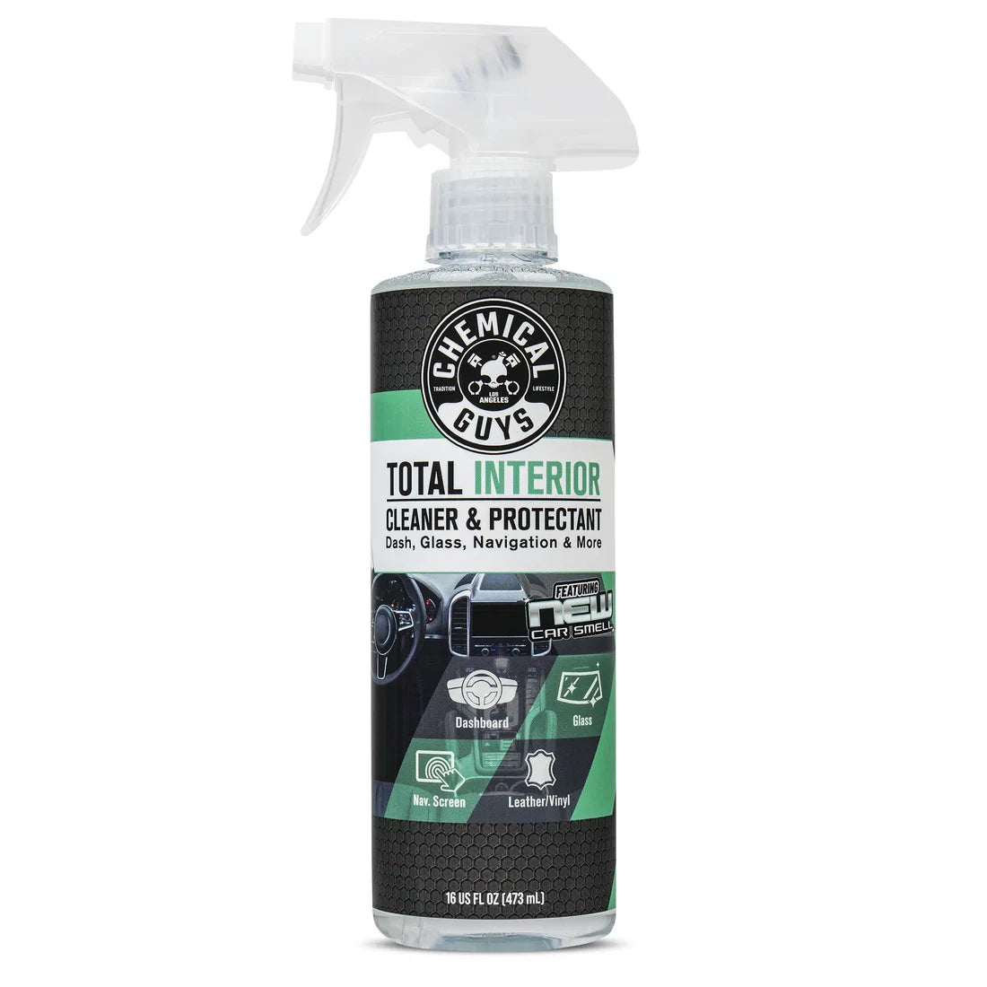 Chemical Guys Total Interior Cleaner & Protectant New Car Scent 16oz ...